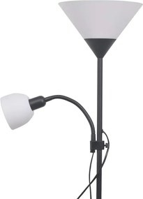 Stojací lampa černá 242733
