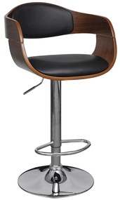 Barová stolička ohýbané dřevo a umělá kůže,  241053 HangarStore.cz
