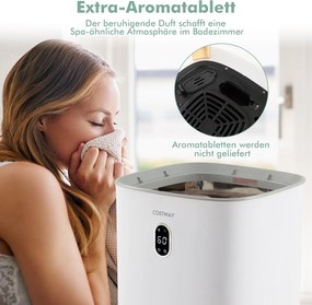 Costway 35 L velký ohřívač ručníků s časovačem Elektrický sušák na ručníky