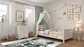 Dětský koberec Lima 9506A krémový/šedý