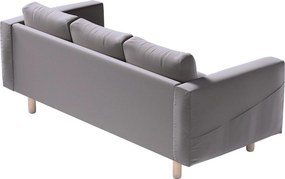Potah na pohovku IKEA Norsborg 3-místná barva hnědá látka sametová