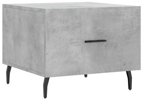 Konferenční stolky 2 ks betonově šedé 50 x 50 x 40 cm kompozit - Default Title