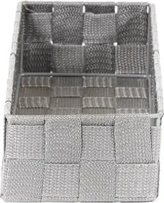 Compactor TEX Úložný organizér do zásuvky - košík L šedý / 30 x 12 x 7
