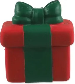 DOG FANTASY Pískací hračka Winter Tale dárek / Latex / 7,5 cm