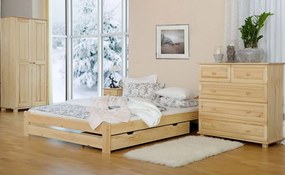 Magnat Postel NIKA 140 x 200 cm + sendvičová matrace  + rošt
