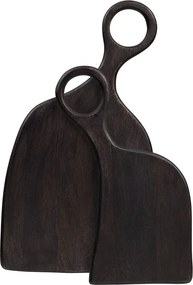 Servírovací dřevěná prkénka v sadě 2 ks 41 x 21 cm Palani – House Nordic