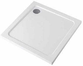 BPS-koupelny Čtvercová akrylátová sprchová vanička HYD-SSV-ST02A 80x80 bílá