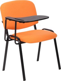 Židle Ken s skládací stůl látka – oranžová