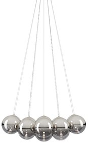 Lodes 22123 4027 Random Cloud 14 ø23, závěsné svítidlo LED 14 x 5W 2700K, chromové sklo, rozměr 103x91cm