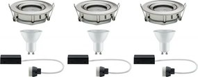 P 92900 Zápustné svítidlo LED Nova IP65 kulaté 7W GU10 železo 3ks výklopné - PAULMANN