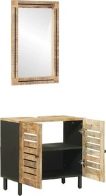 Sada koupelnových skříněk 2 ks Přírodní 62 x 33 x 58 cm 3310165