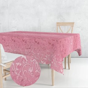 Ervi dekorační ubrus na stůl čtvercový - Sabrina růžová květy
