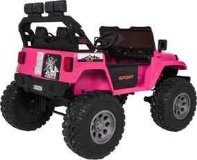 Elektrické autíčko Extreme Sport 4x4 růžové