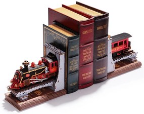 RoboTime 3D skládačka Zarážka na knihy Historický parní vlak