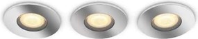 Philips Hue Adore - Chytré zápustné LED svítidlo, s ovládáním, 3 ks 929003807901