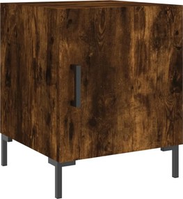 vidaXL Noční stolek 40 x 40 x 50 cm kompozitní dřevo [827574] Barva: Černá