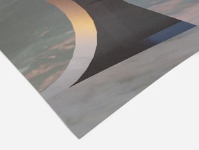 Liox 3D Tapeta futuristický východ slunce