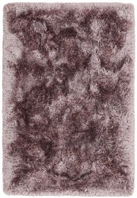 Kusový koberec jednobarevný Shaggy Plush Dusk fialový Rozměr: 120x170 cm
