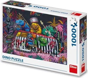 DINO Puzzle Příšerky na tripu / 1000 dílků / od 15 let
