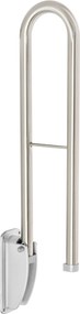 Deante Vital příslušenství, nástěnné sklopné kovové madlo 760 mm, ocel kartáčovaná, NIV_041D