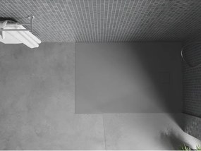 Mexen Bert, SMC obdélníková sprchová vanička 120 x 80 cm, šedá, 4K618012