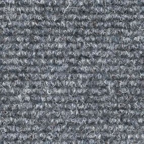 Schodové rohože samolepicí 15 ks 56 x 17 x 3 cm světle šedé půlkulaté 132693