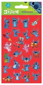 Samolepky Lilo a Stitch červené 25ks ve fólii