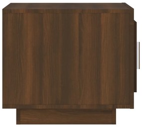Konferenční stolek hnědý dub 51 x 50 x 45 cm kompozitní dřevo - Default Title