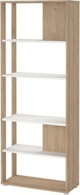 FALCO Knihovna Sigal 592 jackson hickory/bílá