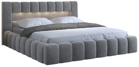 Čalouněná postel LAMICA + matrace, 140x200, monolith 85