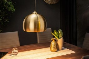 Designová závěsná lampa Giovani, 30 cm zlatá