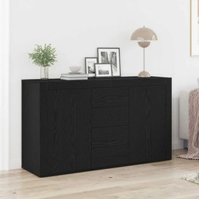 Servírovací skříň Černý dub 120 x 36 x 69 cm Kompozitní dřevo 3333865