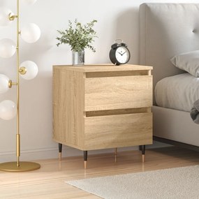 vidaXL Noční stolek 40 x 35 x 50 cm kompozitní dřevo [826868] Barva: hnědý dub