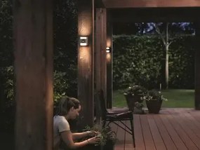 Philips Grass IR LED 2x4.5W antracitová / LED venkovní nástěnné svítid