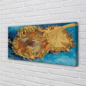 Obrazy na plátně Umění květiny slunečnice 100x50 cm