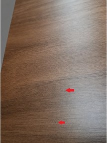 Rozkládací jídelní stůl s přídavnou deskou v dekoru ořechu 90x180 cm Montreux - II. jakost – Actona