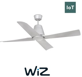 FARO TYPHOON 33489W 51,8“ šedá/šedá Reverzní stropní ventilátor WiZ