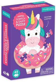 Mudpuppy Puzzle Barevný jednorožec s vůní 48 dílků