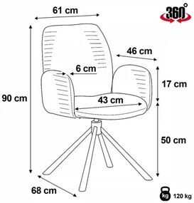 Jídelní židle černá hladká látka DCH-D1330 BK2