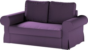 Potah na pohovku IKEA Backabro 2-místná, rozkládací barva fialová látka pletený vzor