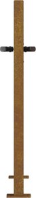 Zahradní branka 100 x 75 cm z cortenové oceli, design stromu 153214