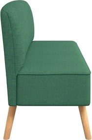 Pohovka textil 117 x 55,5 x 77 cm zelená 244073