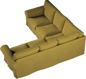 Potah na pohovku IKEA  Ektorp rohová barva zelená látka lesklé, sametová