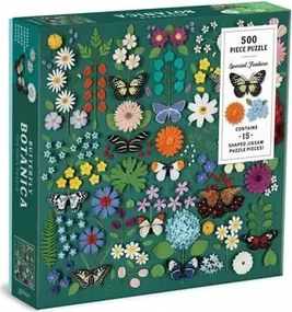 Galison Puzzle Motýlí botanická zahrada / 500 dílků / od 8 let