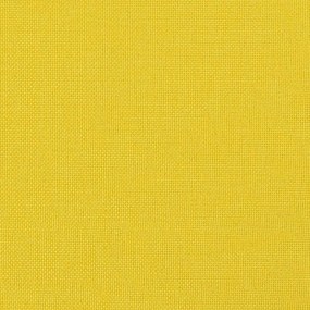 Relaxační křeslo hořčicově žluté textil 327926