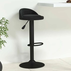 vidaXL Barová stolička samet [333590] Barva: Černá
