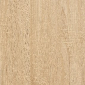 vidaXL Nástěnná skříňka 80 x 36,5 x 35 cm kompozitní dřevo [830063] Barva: hnědý dub