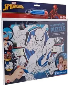 Clementoni PUZZLE s malováním vodou Water Magic: Spiderman / 30 dílků