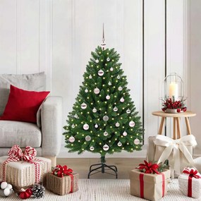 Umělý vánoční stromeček 120 cm 150 LED Teplá bílá PVC a ocel 3395669