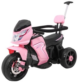 Mamido Dětská elektrická motorka 3v1 růžová